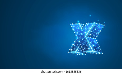 Alphabet Letter X Design Lowercase English Stock Vector (Royalty Free ...