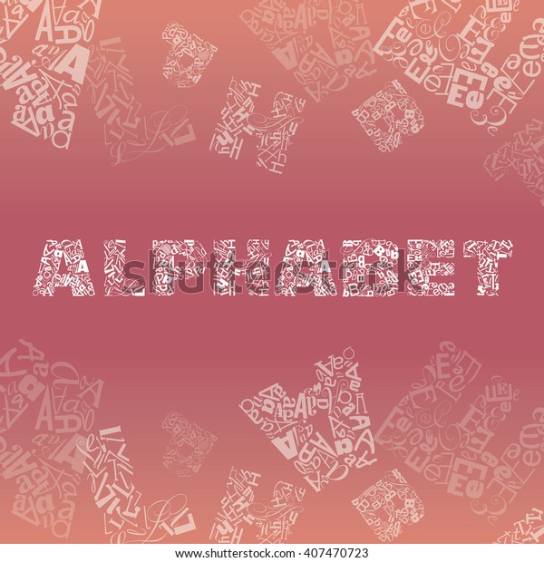 Alphabet Letters Stock Vector (Royalty Free) 407470723 | Shutterstock