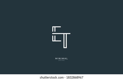 Alphabet Letters Et Icon Logo Stock Vector (Royalty Free) 1832868967 ...