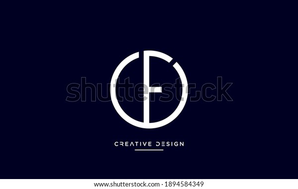 Alphabet Letters Fo Icon Logo Monogram Stock Vector (Royalty Free ...