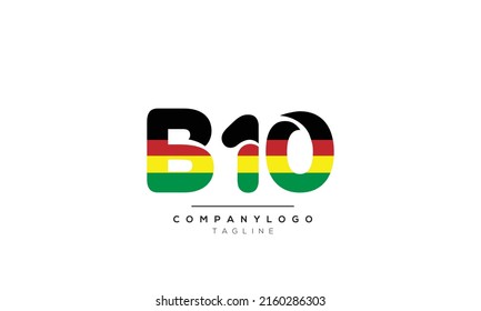 Alphabet Letters Initials Logo B10 Stock Vector (Royalty Free ...