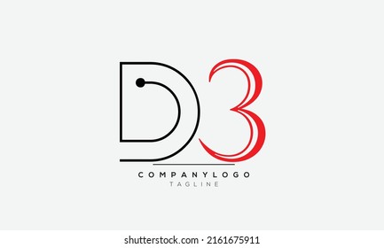 Alphabet Letters Initials Logo D3 Stock Vector (Royalty Free ...