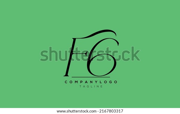 Alphabet Letters Initials Logo F6 Stock Vector (Royalty Free ...