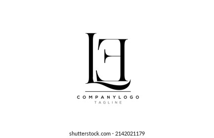Alphabet Letters Initials Logo Le Stock Vector (Royalty Free ...