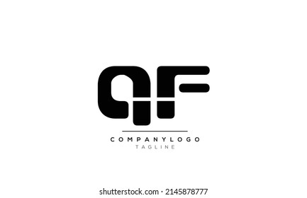 Alphabet Letters Initials Logo Qf Stock Vector (Royalty Free ...