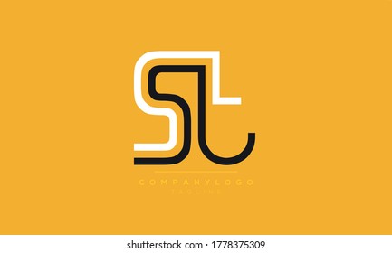 Alphabet Letters Initials Monogram Logo Sttss Stock Vector (Royalty ...