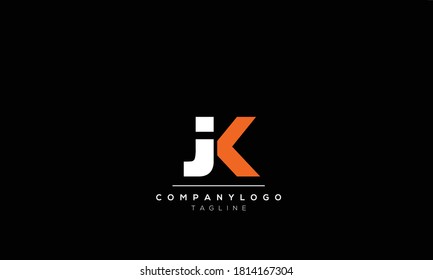Alphabet Letters Initials Monogram Logo Jkkjj Stock Vector (Royalty ...