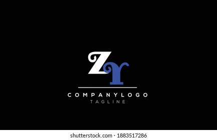 Alphabet Letters Initials Monogram Logo Zrrzz Stock Vector (Royalty ...