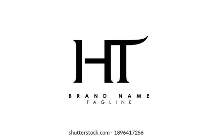 Alphabet Letters Initials Monogram Logo Ht Stock Vector (Royalty Free ...