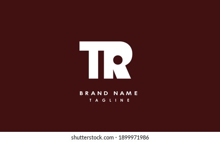 Alphabet Letters Initials Monogram Logo Tr Stock Vector (Royalty Free ...