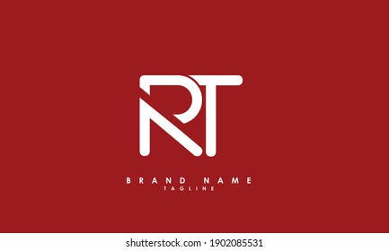 Alphabet Letters Initials Monogram Logo Rt Stock Vector (Royalty Free ...