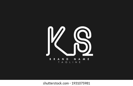 Alphabet Letters Initials Monogram Logo Ks Stock Vector (Royalty Free ...
