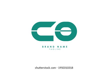 Alphabet Letters Initials Monogram Logo Co Stock Vector (Royalty Free ...