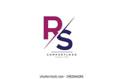 Alphabet Letters Initials Monogram Logo Rs Stock Vector (Royalty Free ...