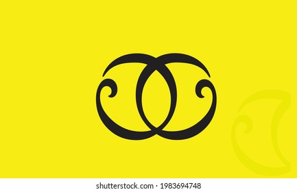 Alphabet Letters Initials Monogram Logo Oo Stock Vector (Royalty Free ...