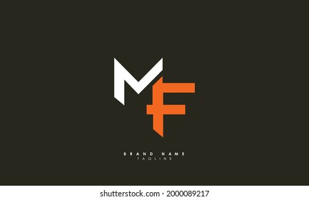 Alphabet Letters Initials Monogram Logo Mf Stock Vector (Royalty Free ...