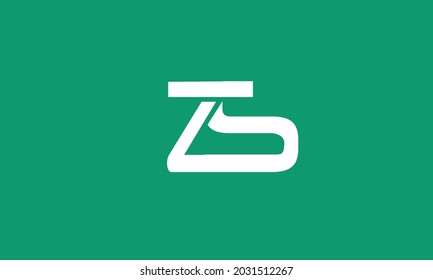 Alphabet Letters Initials Monogram Logo Zs Stock Vector (Royalty Free ...