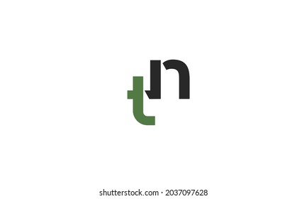 Alphabet Letters Initials Monogram Logo Tn Stock Vector (Royalty Free ...