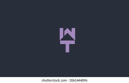 Alphabet Letters Initials Monogram Logo Wt Stock Vector (Royalty Free ...