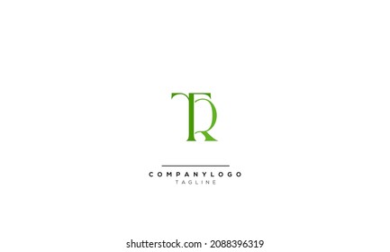 Alphabet Letters Initials Monogram Logo Tr Stock Vector (Royalty Free ...