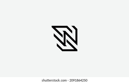 Alphabet Letters Initials Monogram Logo Sw Stock Vector (Royalty Free ...