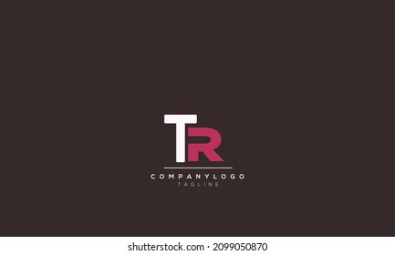 Alphabet Letters Initials Monogram Logo Tr Stock Vector (Royalty Free ...
