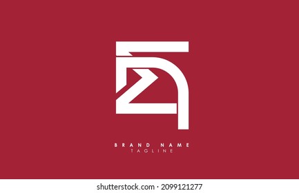 Alphabet Letters Initials Monogram Logo Mn Stock Vector (Royalty Free ...