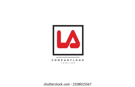 Alphabet Letters Initials Monogram Logo La Stock Vector (Royalty Free ...