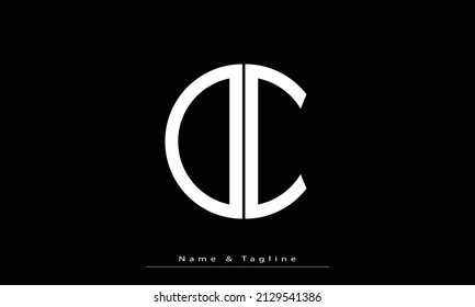 Alphabet Letters Initials Monogram Logo Dc Stock Vector (Royalty Free ...