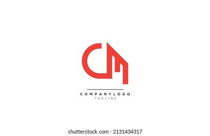 Alphabet Letters Initials Monogram Logo Cm Stock Vector (Royalty Free ...