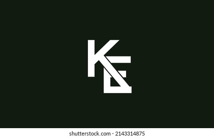 Alphabet Letters Initials Monogram Logo Ke Stock Vector (Royalty Free ...