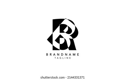 Alphabet Letters Initials Monogram Logo Rbrb Stock Vector (Royalty Free ...