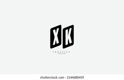 Alphabet Letters Initials Monogram Logo Xk Stock Vector (Royalty Free ...