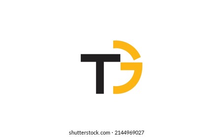 Alphabet Letters Initials Monogram Logo Tg Stock Vector (Royalty Free ...