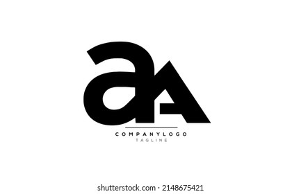 Alphabet Letters Initials Monogram Logo Aa Stock Vector (Royalty Free ...