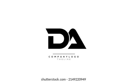 Alphabet Letters Initials Monogram Logo Da Stock Vector (Royalty Free ...