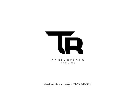 Alphabet Letters Initials Monogram Logo Tr Stock Vector (Royalty Free ...