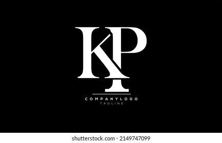Alphabet Letters Initials Monogram Logo Kp Stock Vector (Royalty Free ...