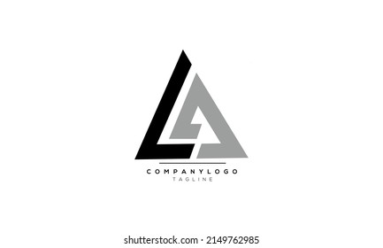 Alphabet Letters Initials Monogram Logo La Stock Vector (Royalty Free ...
