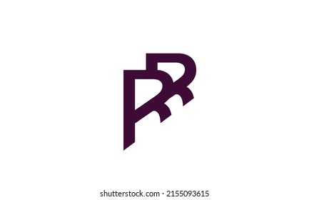 Alphabet Letters Initials Monogram Logo Rr Stock Vector (Royalty Free ...