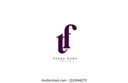 Alphabet Letters Initials Monogram Logo Tf Stock Vector (Royalty Free ...