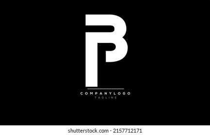 Alphabet Letters Initials Monogram Logo Pb Stock Vector (Royalty Free ...