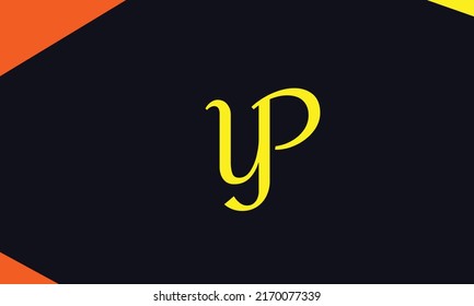 Alphabet Letters Initials Monogram Logo Yp Stock Vector (Royalty Free ...