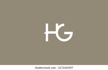 Alphabet Letters Initials Monogram Logo Hg Stock Vector (Royalty Free ...