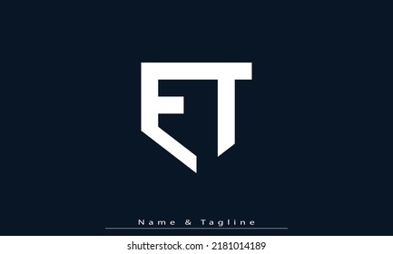 Alphabet Letters Initials Monogram Logo Et Stock Vector (Royalty Free ...