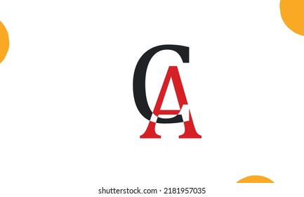 Alphabet Letters Initials Monogram Logo Ca Stock Vector (Royalty Free ...