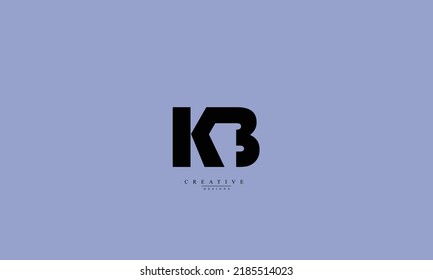 Alphabet Letters Initials Monogram Logo Kb Stock Vector (Royalty Free ...