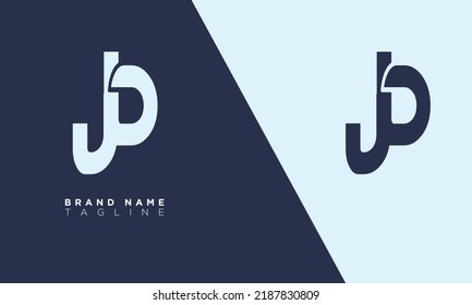 Alphabet Letters Initials Monogram Logo Jb Stock Vector (Royalty Free ...