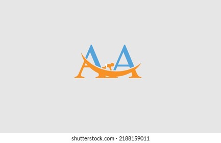 Alphabet Letters Initials Monogram Logo Child Stock Vector (Royalty ...