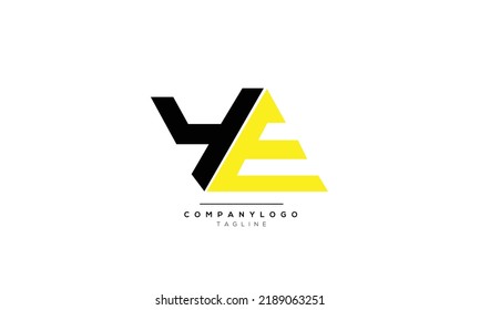 Alphabet Letters Initials Monogram Logo Ye Stock Vector (Royalty Free ...